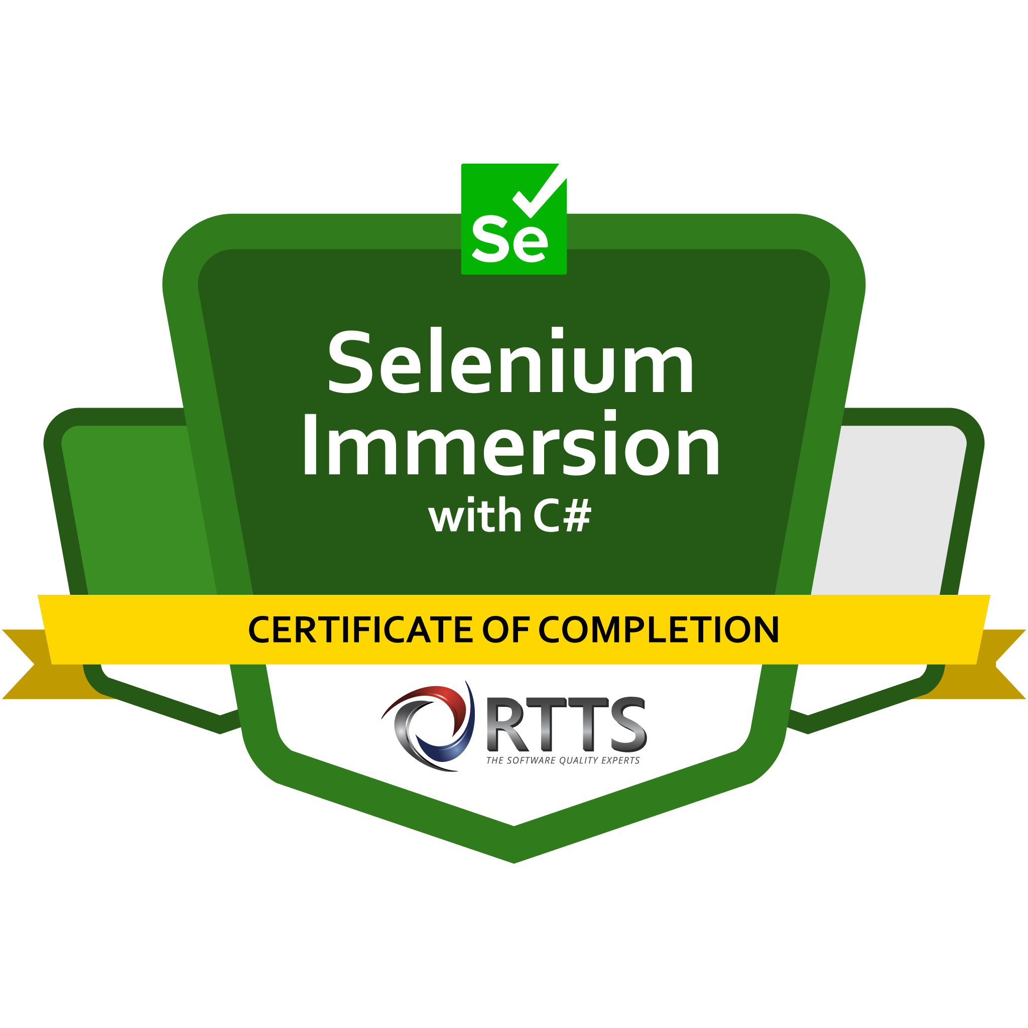 Completion Selenium Immersion With C Credly