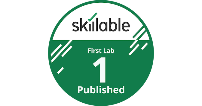Lab Developer Recognition - First Lab Published - Credly
