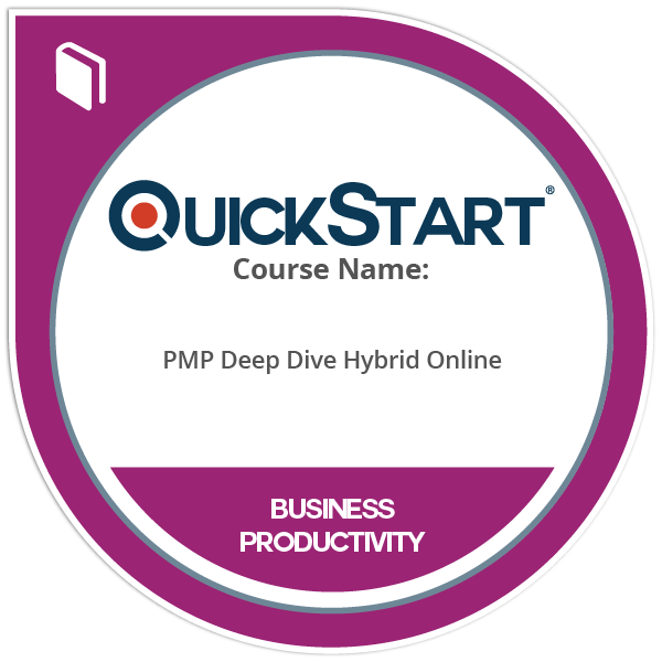 PMP Deep Dive Hybrid Online - Credly