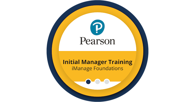 iManage Foundations Initial Manager Training - Credly