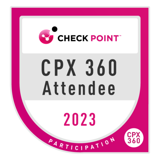 Check Point Experience (CPX 360) 2023 Attendee - Credly