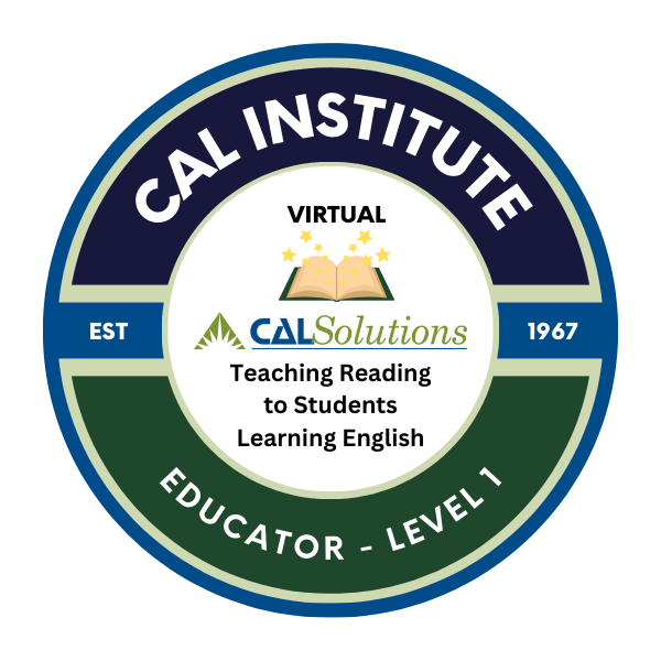 CAL Institute - Teaching Reading to Students Learning English: Direct ...
