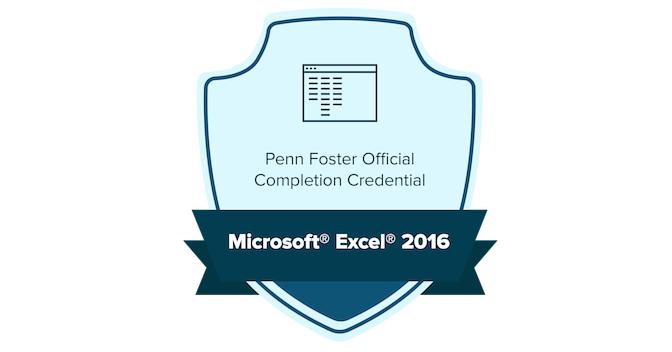Microsoft Excel 2016 - Credly
