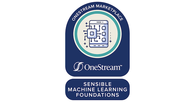OneStream MarketPlace: Sensible Machine Learning Foundations - Credly
