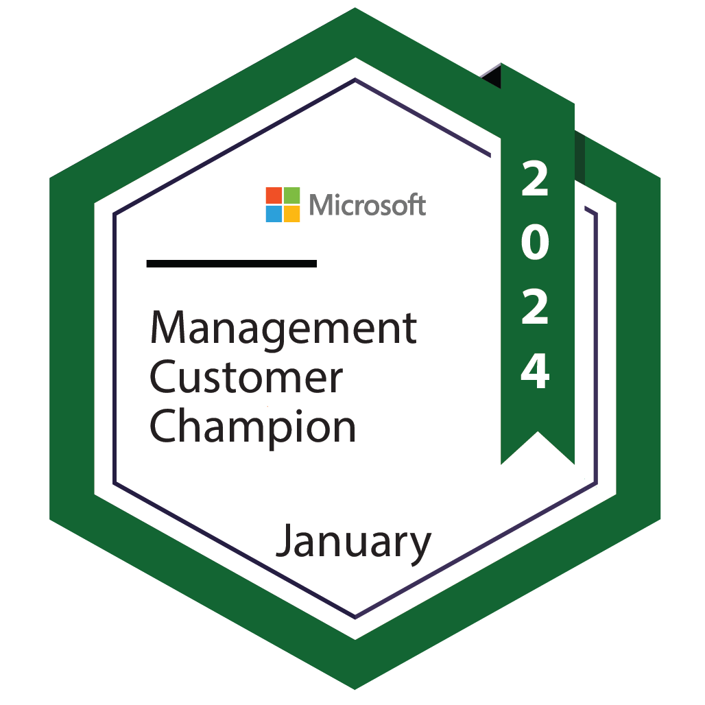 Management Customer Champion | January 2024 - Credly