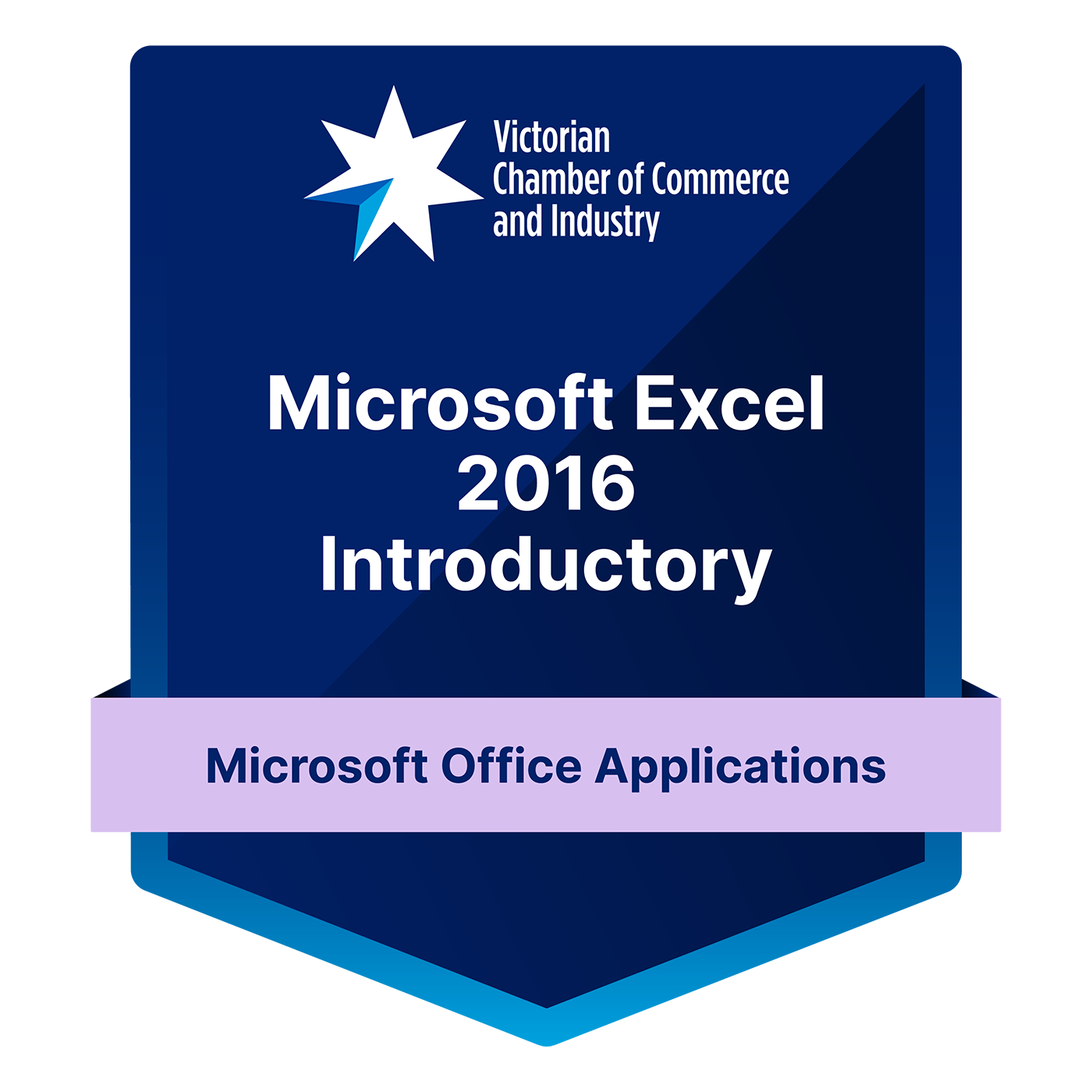Microsoft Excel 2016 Introductory Credly
