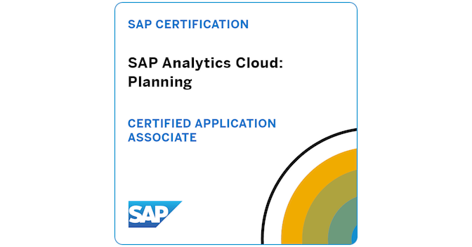 SAP Certified Application Associate - SAP Analytics Cloud: Planning ...