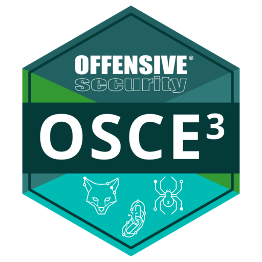 Offensive Security Certified Expert (OSCE3) - Credly