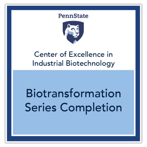 Biotransformation Series Completion - Credly