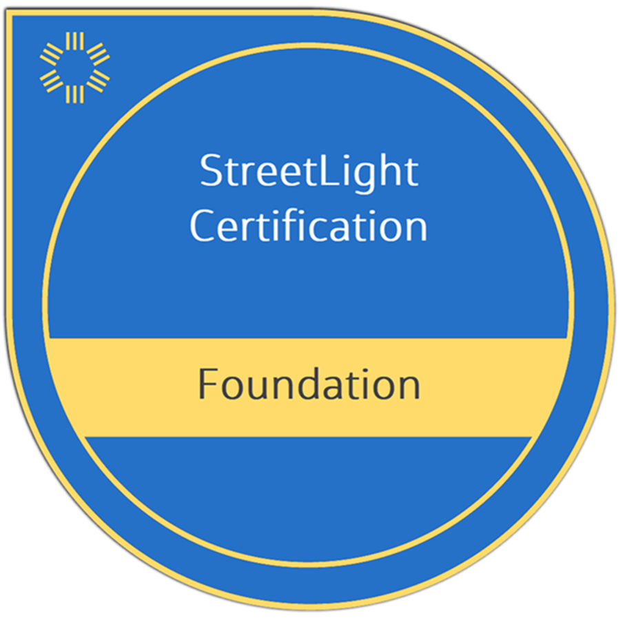 StreetLight Foundation Certification - Credly