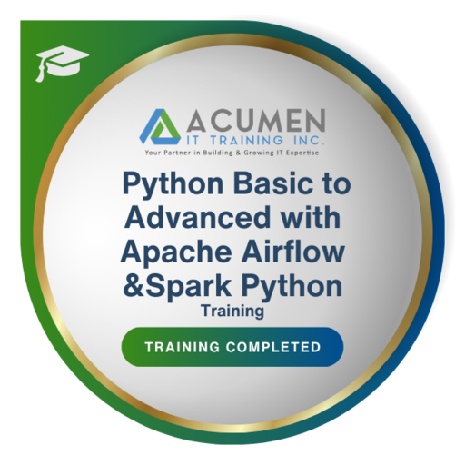 Python Basic to Advanced with Apache Airflow & Spark Python Training - Credly