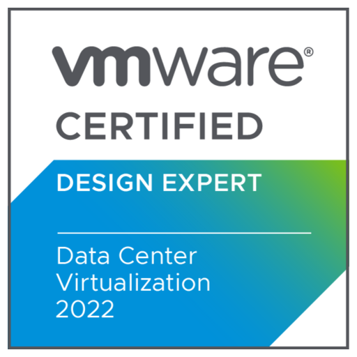 VMware Certified Design Expert - Data Center Virtualization 2022 - Credly