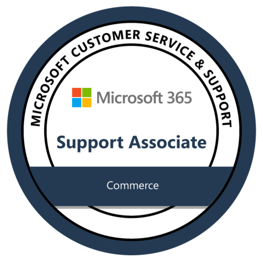 Microsoft 365 Commerce Support Associate - Credly