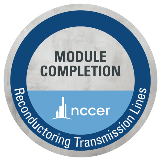 NCCER Reconductoring Transmission Lines (81302) - Credly