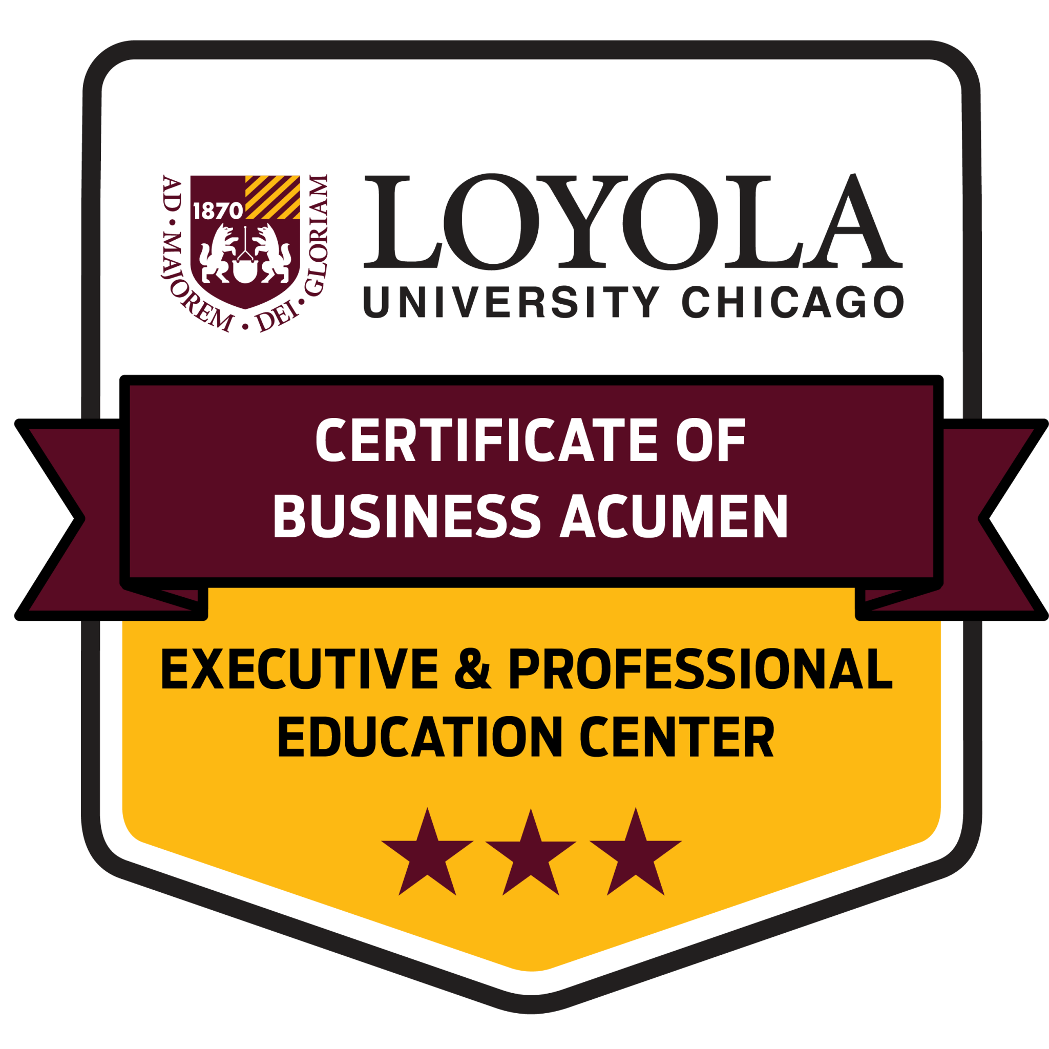 Certificate of Business Acumen - Credly