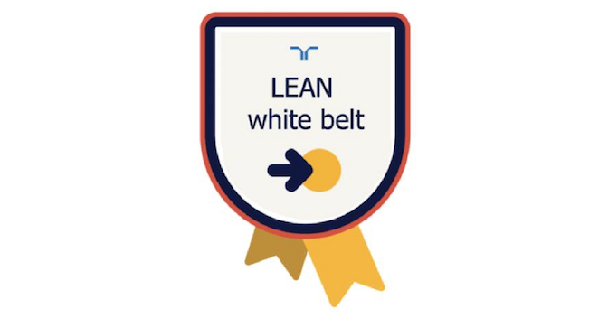 RE LEAN white belt - Credly