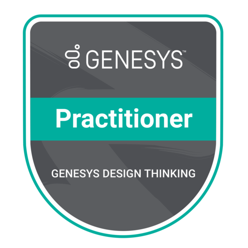 Genesys Design Thinking Practitioner - Credly