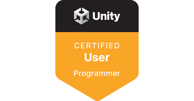 Unity Certified User: Programmer - Credly