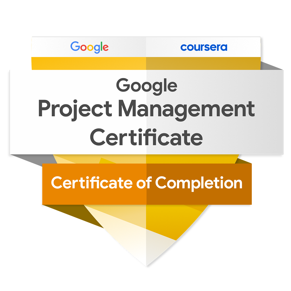 Google Project Management Professional Certificate Credly