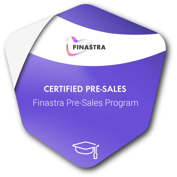 Finastra Sales Priority Program- Pre-Sales certified - Credly