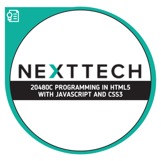 20480C PROGRAMMING IN HTML5 WITH JAVASCRIPT & CSS3 - Credly