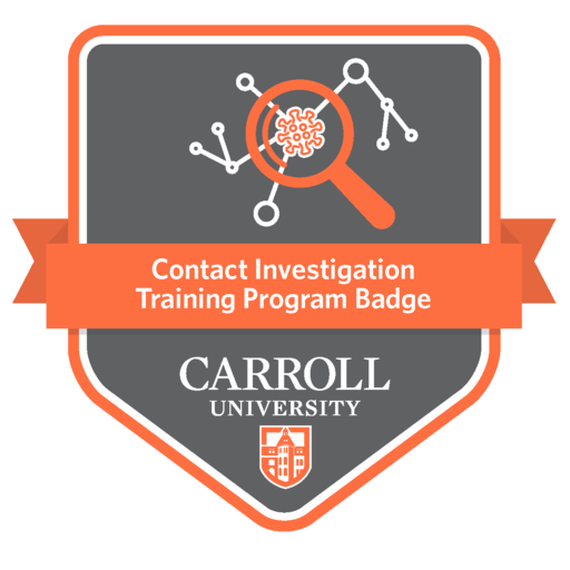 COVID 19 Contact Investigation Training Badge - Credly
