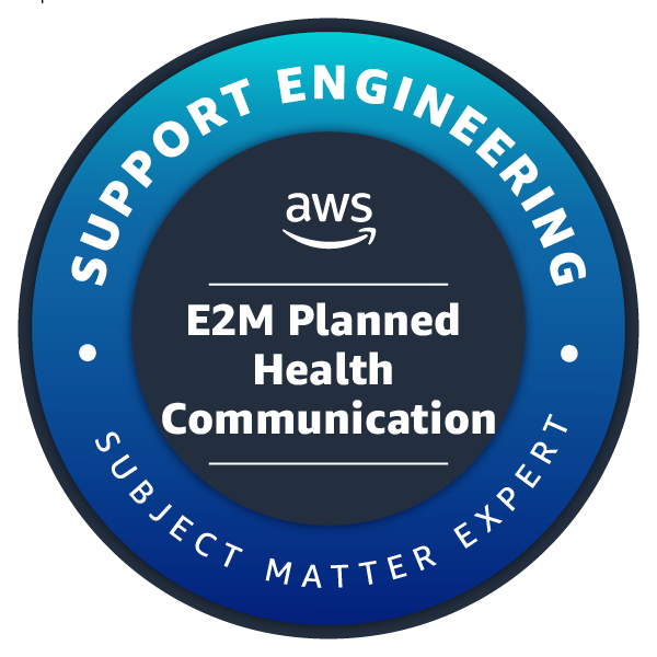 E2M Planned Health Communication - Credly