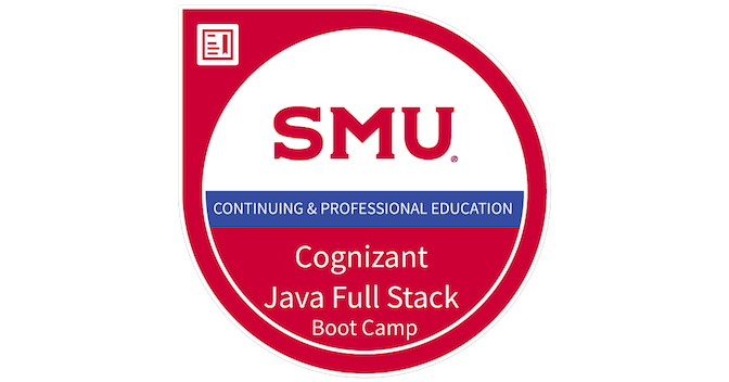 Cognizant Java Full Stack Boot Camp - Credly
