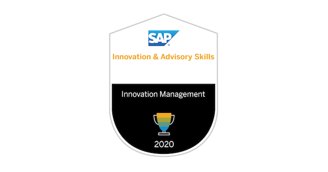 SAP Innovation & Advisory Skills 2020 - Innovation Management - Credly