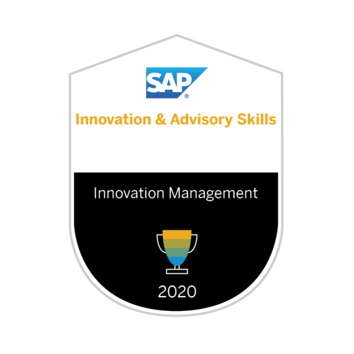 SAP Innovation & Advisory Skills 2020 - Innovation Management - Credly