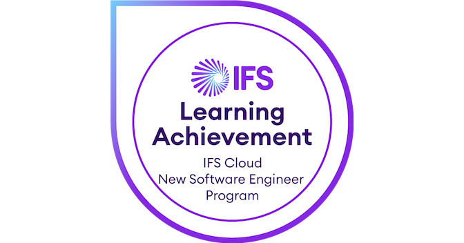IFS Cloud New Software Engineer Program - Credly
