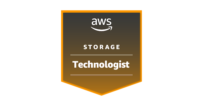 AWS Knowledge: Storage Technologist - Credly