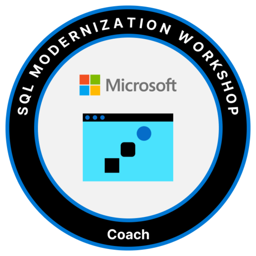SQL Modernization Workshop Coach Badge - Credly