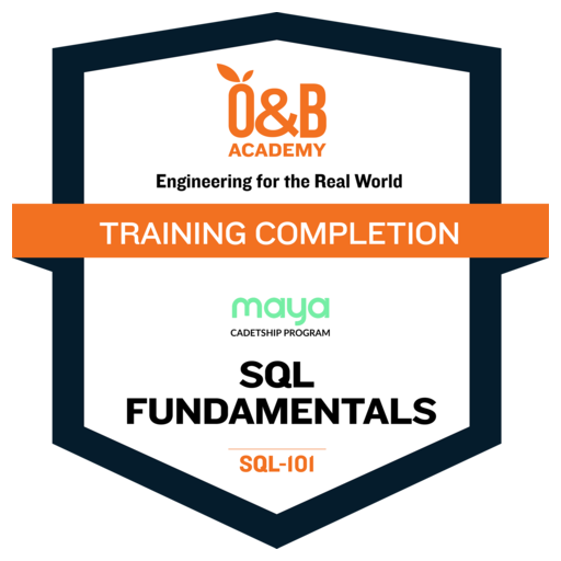 SQL-101: SQL Fundamentals (Maya Cadetship Program) - Credly