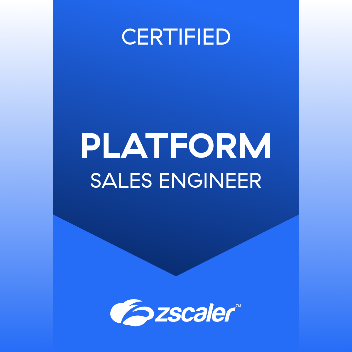 Zscaler Platform Sales Engineer - Credly