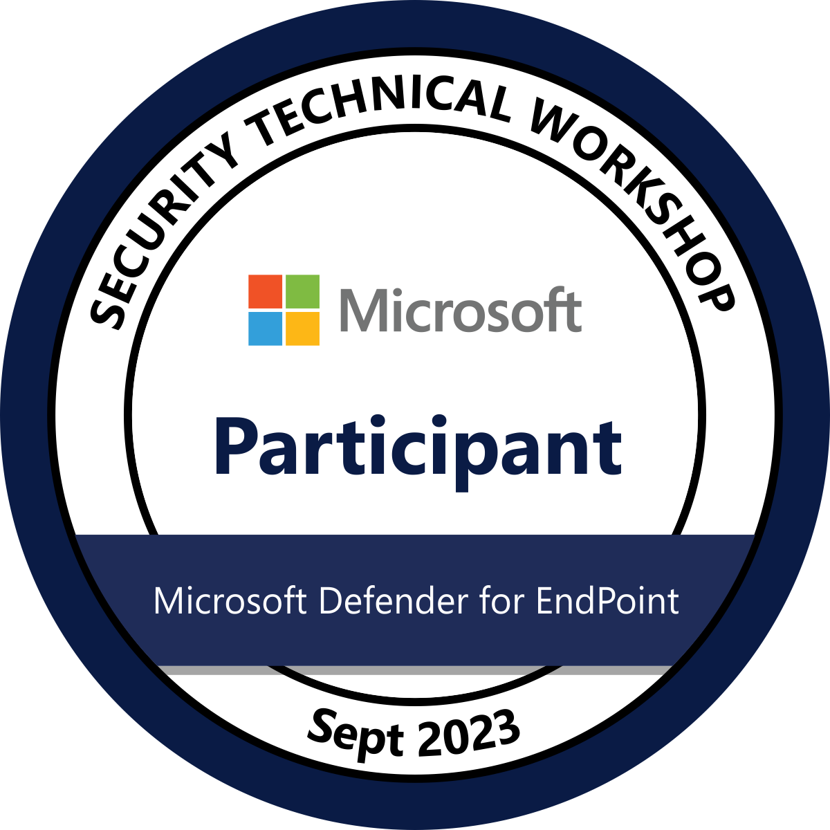 Security Technical Workshop: Microsoft Defender for Endpoint participant - Credly