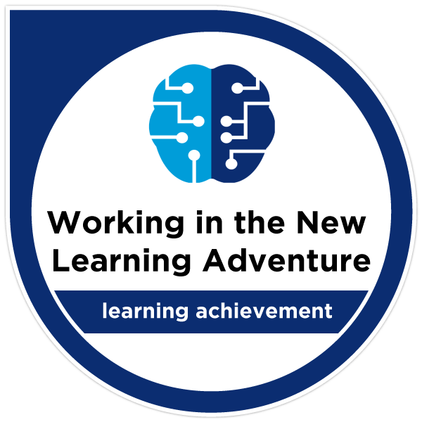 Working in the New Learning Adventure - Credly