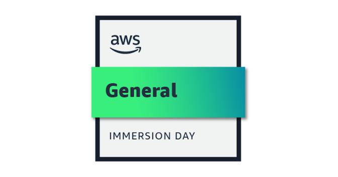 AWS General Immersion Day Participant - Credly