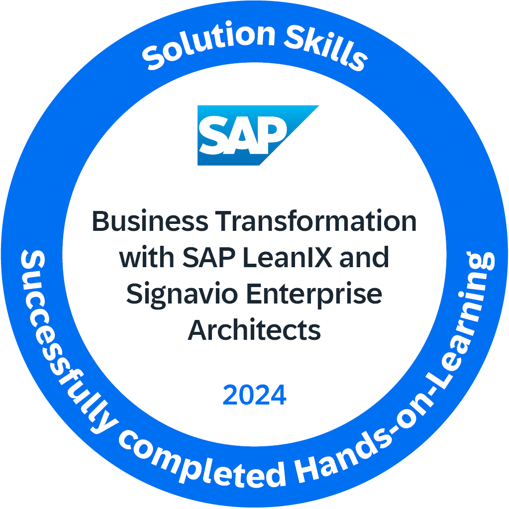 Solution Skills 2024 - Business Transformation with SAP LeanIX and ...