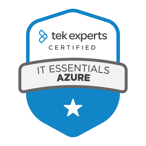 IT Essentials + Azure AZ900 - Credly