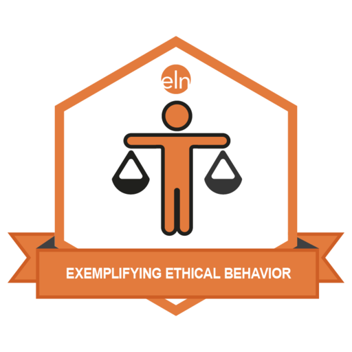 Exemplifying Ethical Behavior - Credly
