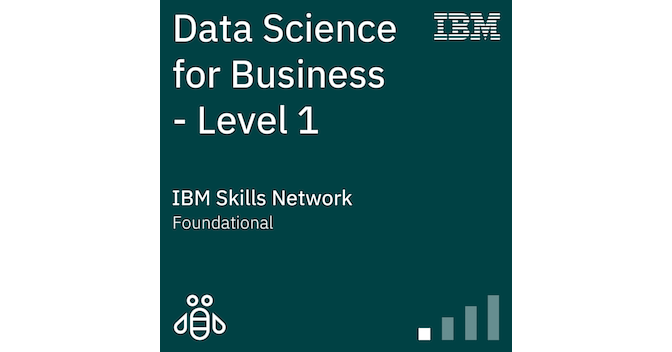 Data Science for Business - Level 1 - Credly