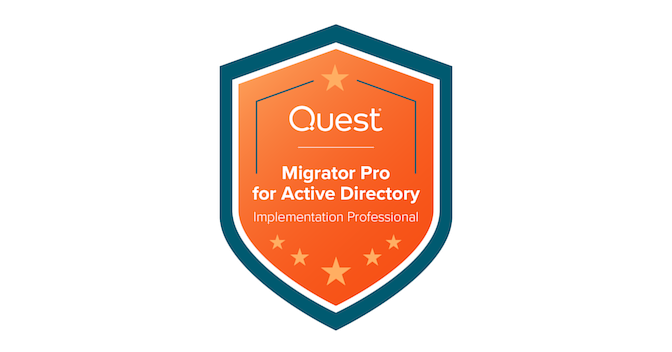 Migrator Pro for Active Directory Implementation Professional - Credly