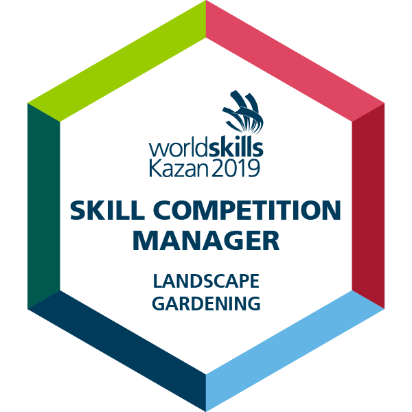 WorldSkills Kazan 2019 - Skill Competition Manager - Landscape Gardening - Credly