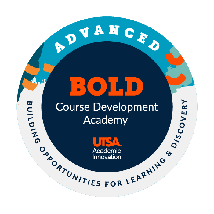 BOLD Course Development Academy - ADVANCED - Credly