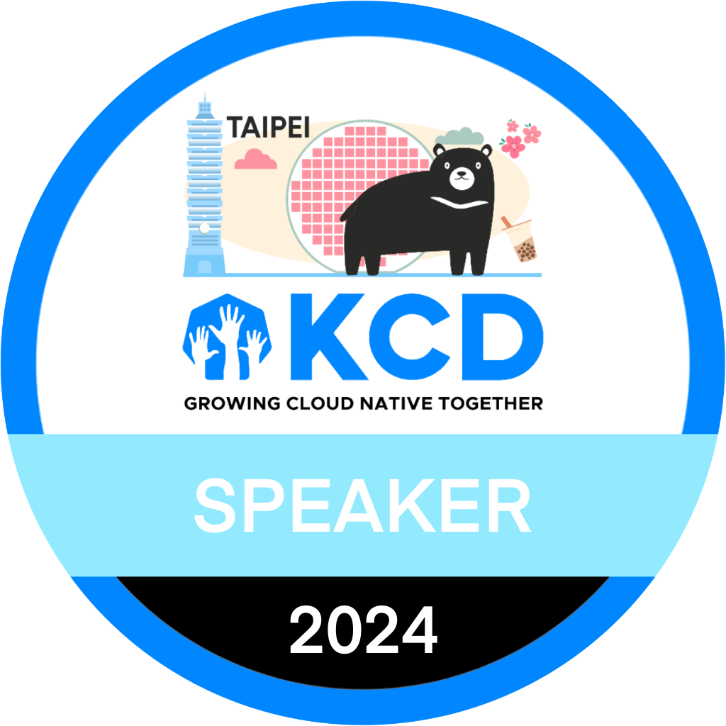 Speaker - KCD Taipei 2024 - Credly