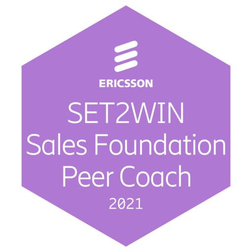 SET2WIN Sales Foundation Peer Coach badge 2021 - Credly SET2WIN Sales Foundation Peer Coach badge 2021 - Credly