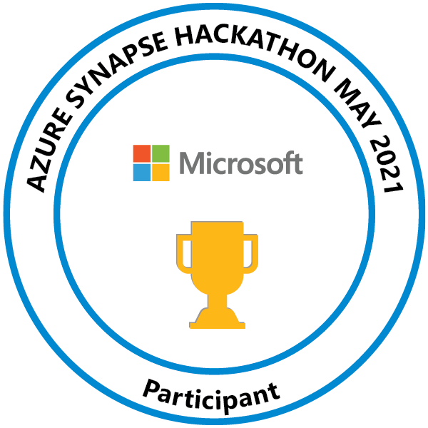 Azure Synapse Hackathon - May 2021 - Participant - Credly