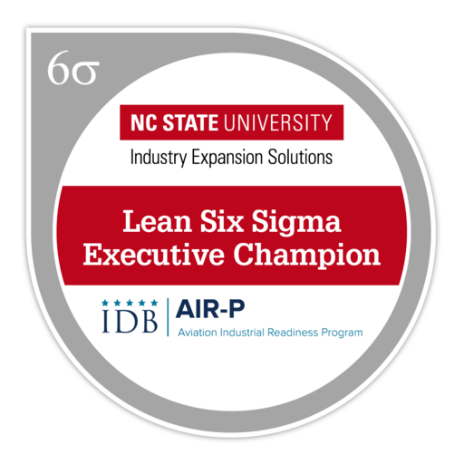 IES/IDB Lean Six Sigma Executive Champion - Credly