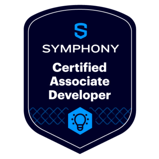 Symphony Certified Associate Developer - Credly